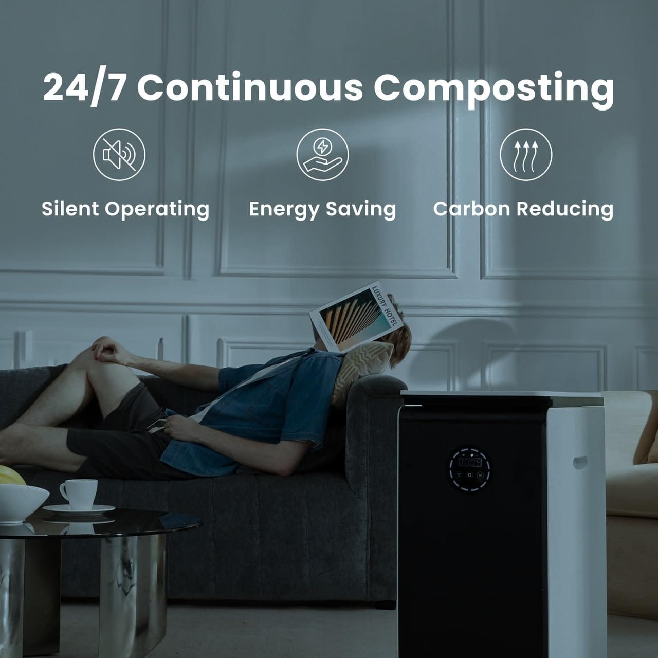 Electric Compost Bin Review - Waste to Compost in 6 hour!