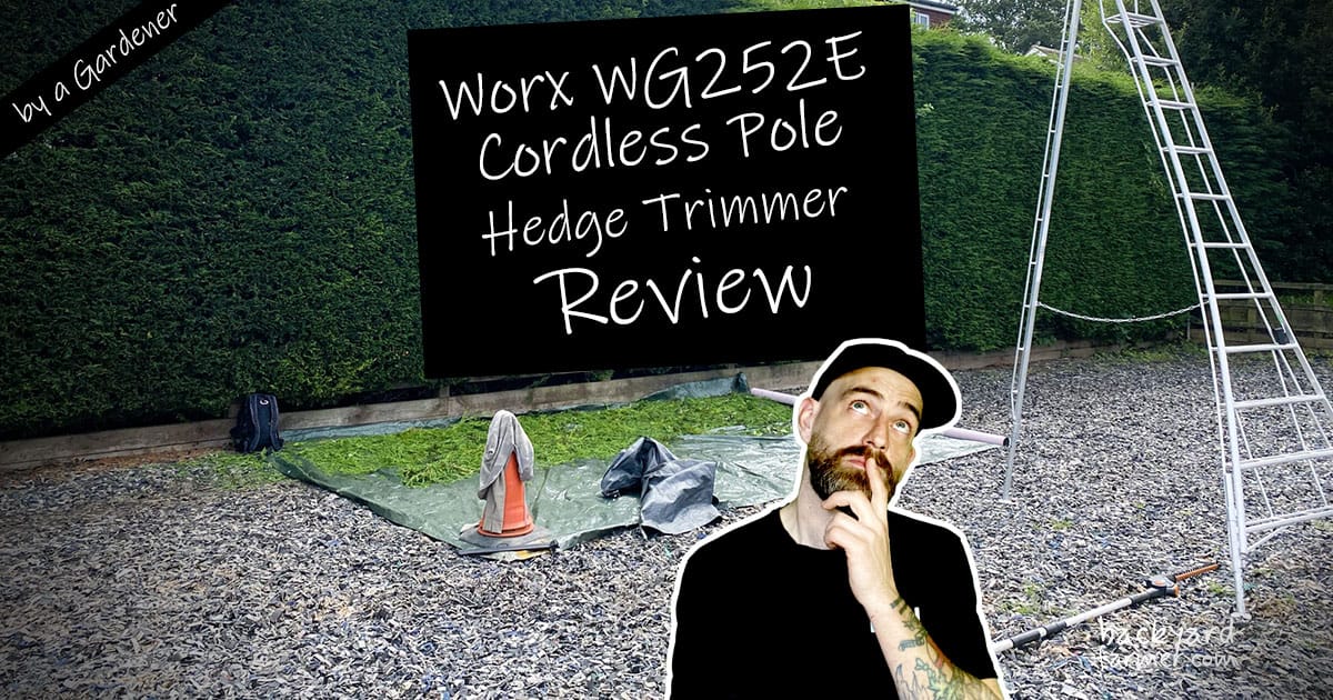 Worx WG252E Cordless Pole Hedge Trimmer Review - The Backyard Farmer