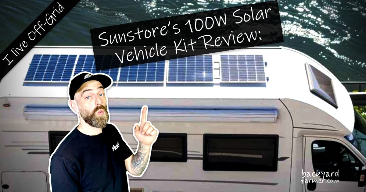 100W Solar Panel Kit for Campervans Reviewed - The Backyard Farmer