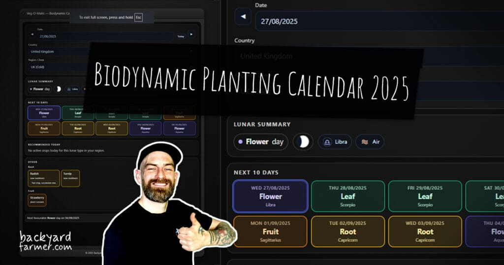 Biodynamic Planting Calendar 2026 – Free App (UK & US)
